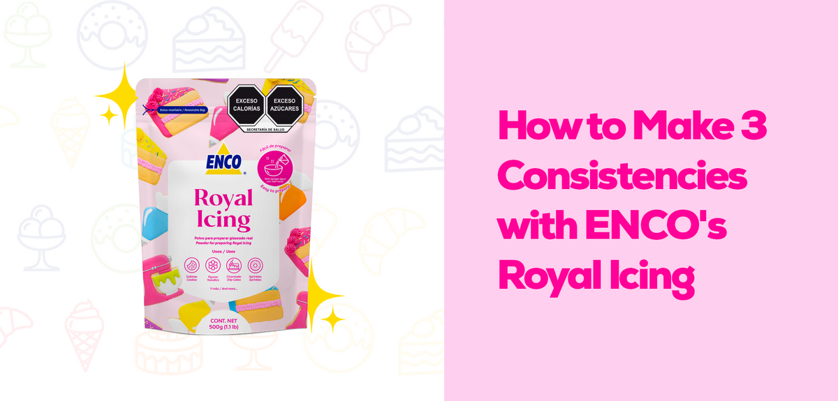 How to Make 3 Consistencies with ENCO's Royal Icing – Enco Foods
