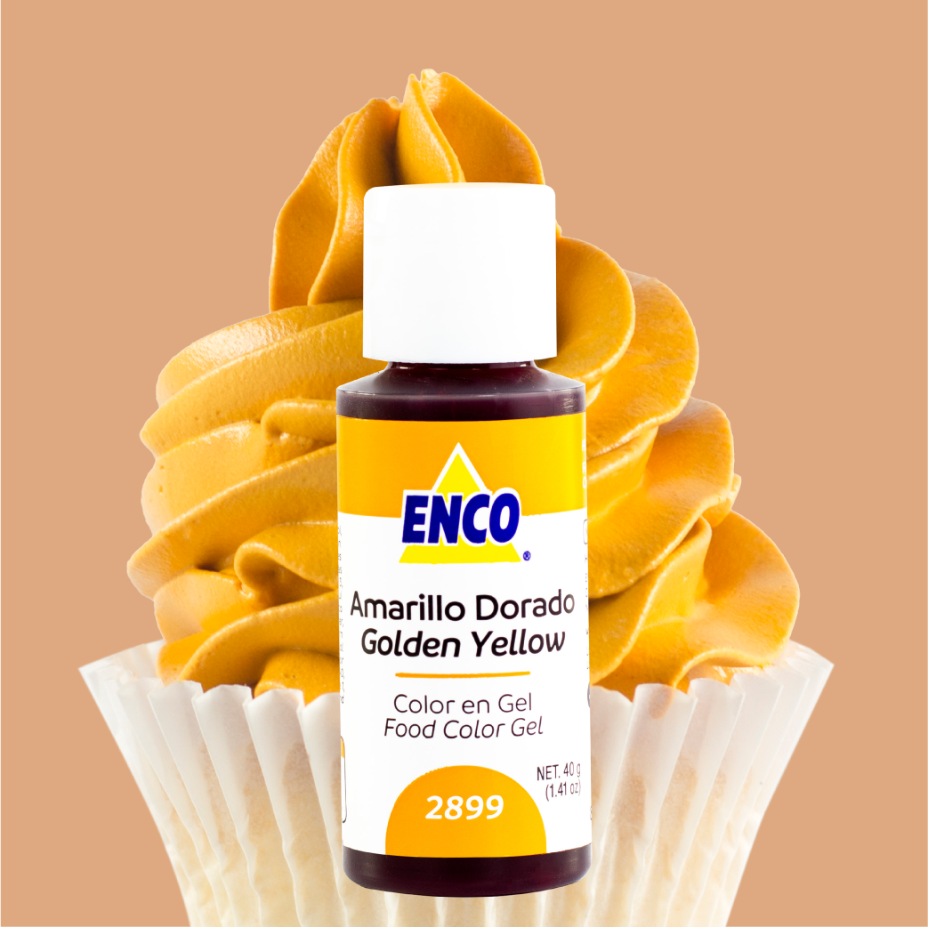 Yellow Gold Food Coloring Gel 1.41 oz – Enco Foods