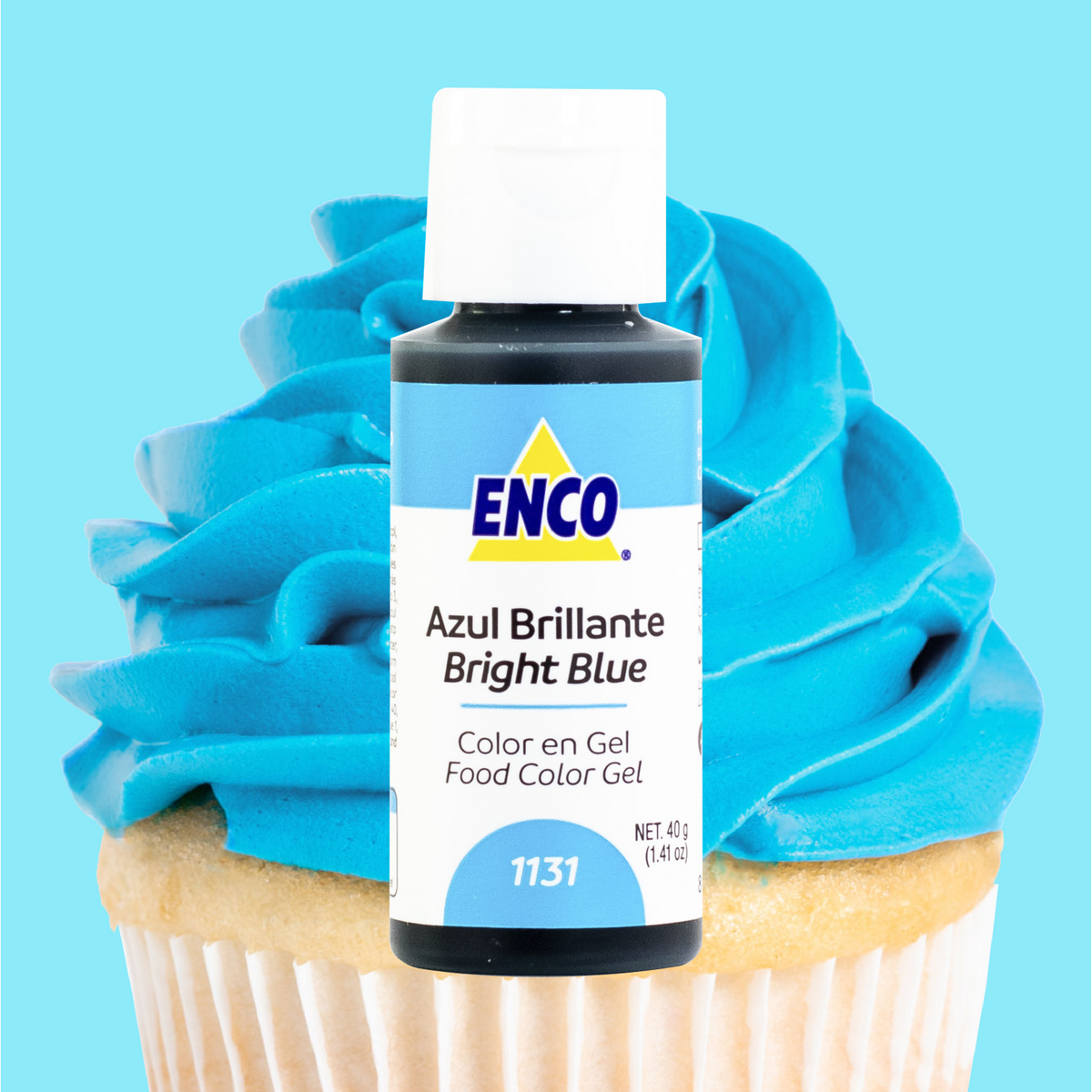 Bright Blue Food Coloring Gel 1.41 oz – Enco Foods